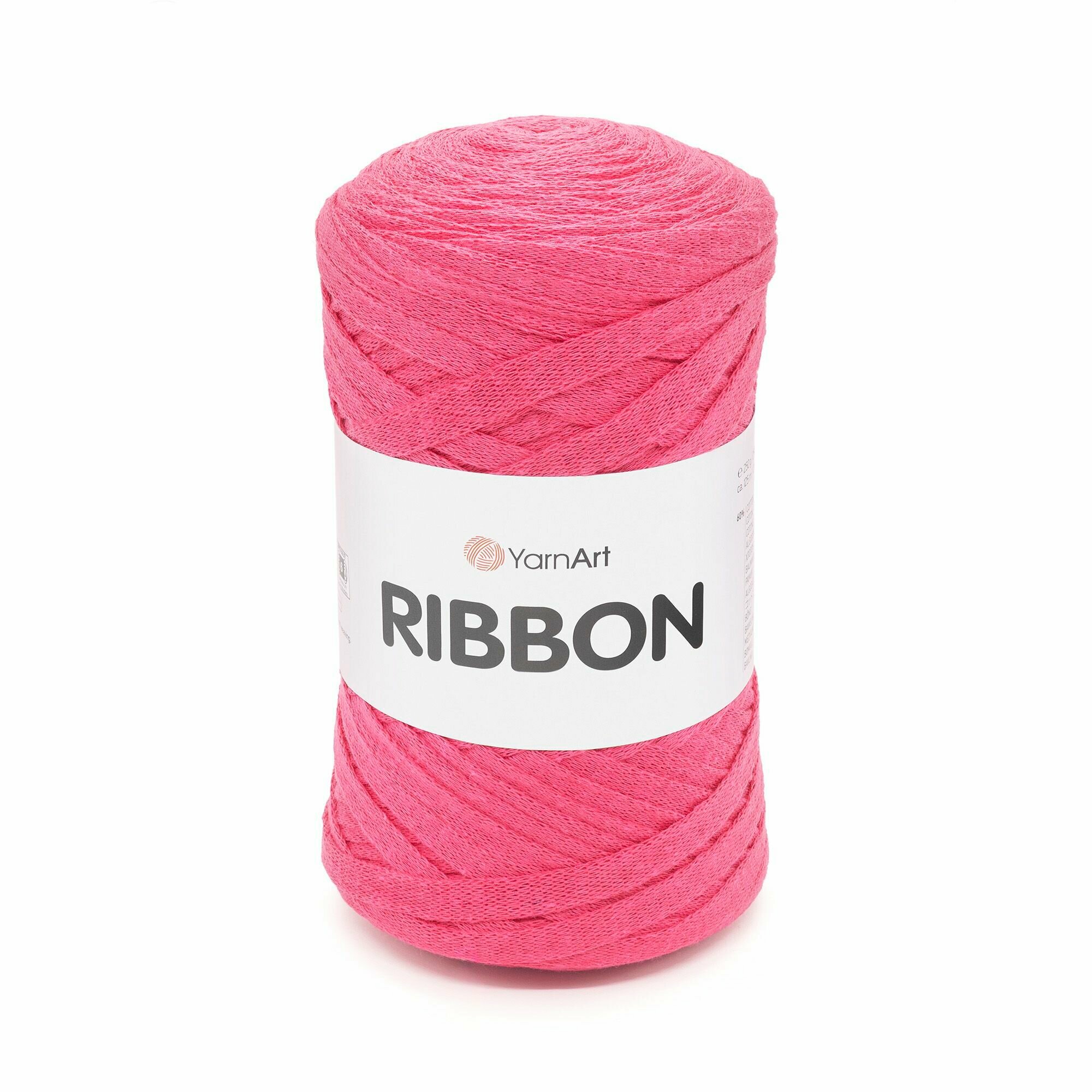 Пряжа YarnArt Ribbon 766 (2 мотка по 250г/125м) коралл