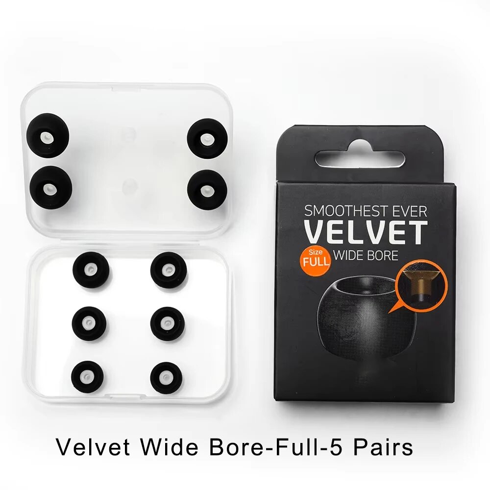 Амбушюры Velvet Wide Bore Full-5 Pairs