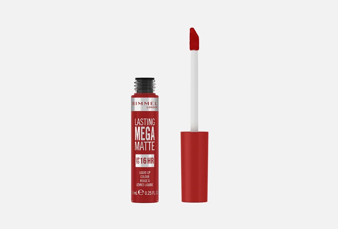 Rimmel Lasting Mega Матовая жидкая помада 7.4 мл 500, Firestarter