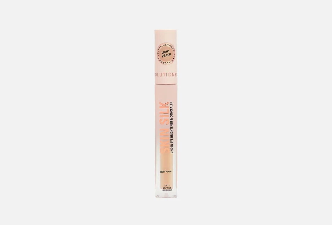 MakeUp Revolution Skin Silk Radiant Serum Under Eye Brightener Консилер для кожи вокруг глаз 4 мл Light peach