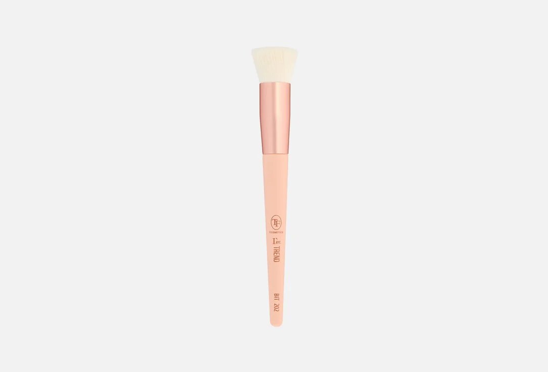 TF Cosmetics I'm trend 202 Кисть с плоским срезом для тональный основы и контуринга 1 шт