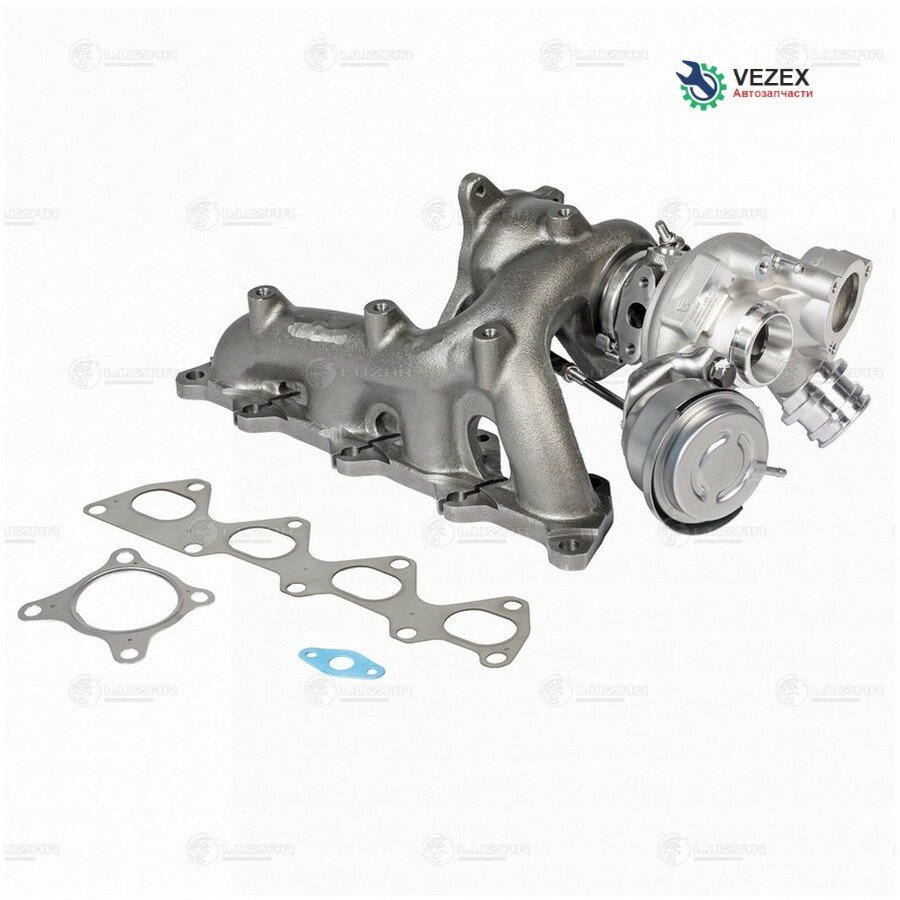 LUZAR LAT1849 Турбокомпрессор для Skoda Octavia (04-), VW Tiguan (08-) 1.4T [CAXA, CNVA, CAXC] (тип TD025M2) (LAT 1849)