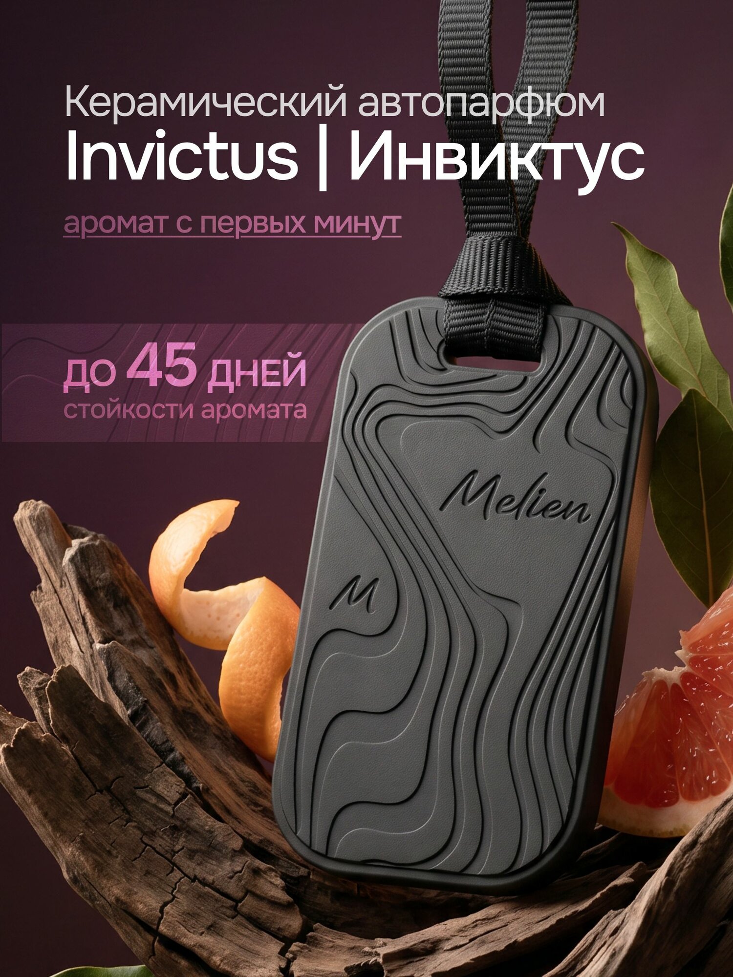 Ароматизатор для автомобиля керамический Melien Invictus