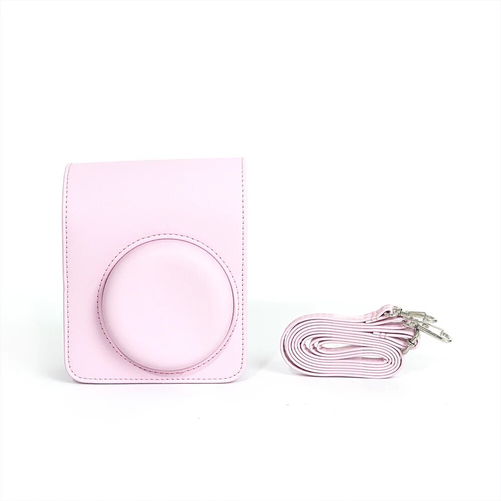 Чехол-сумка CAIUL для Fujifilm Instax Mini 13 из искусственной кожи Розовый, Pink