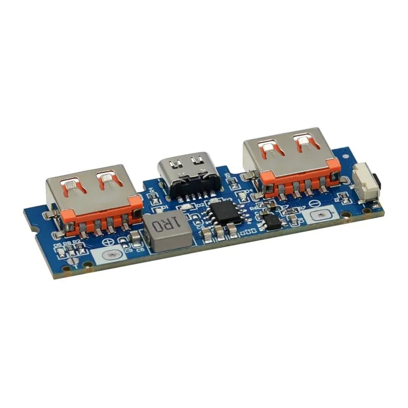 Модуль зарядки литий-ионной батареи с двумя портами USB