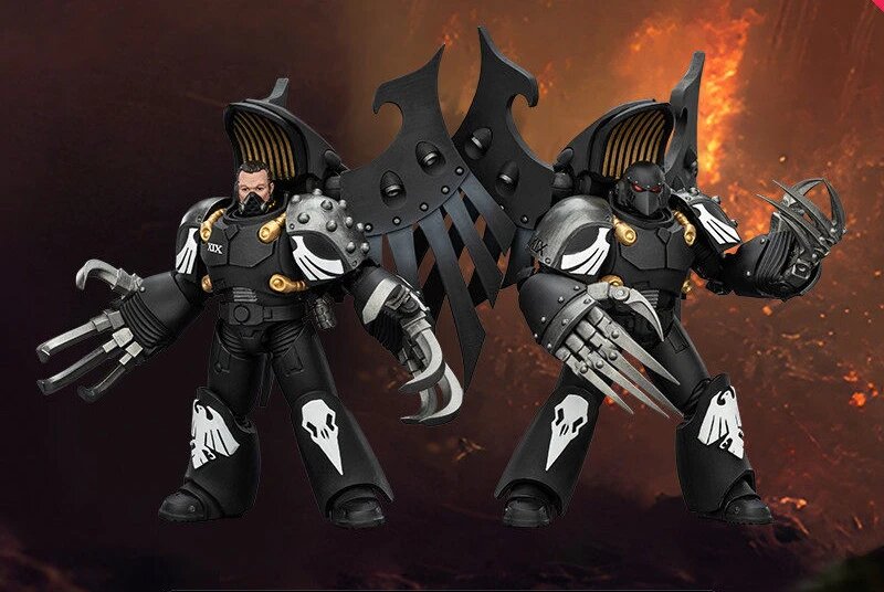 JOYTOY Warhammer Horus Heresy Raven Guard Dark Fury Duo 1:18 Фигурка