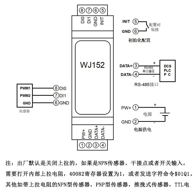 WJ152 Модуль RS485 Modbus RTU — фото 1