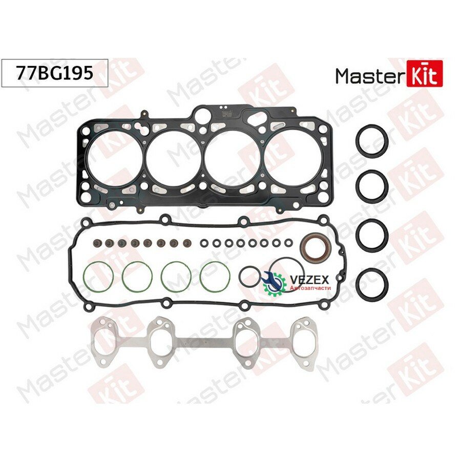 MASTERKIT 77BG195 Прокладки двигателя, верхний комплект