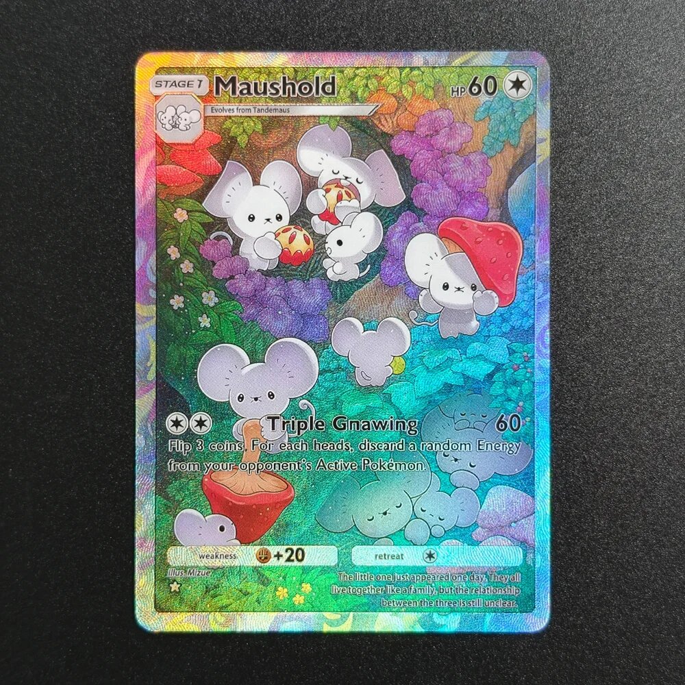 Коллекционная карта Pokemon Maushold Paldean Wonders B2a