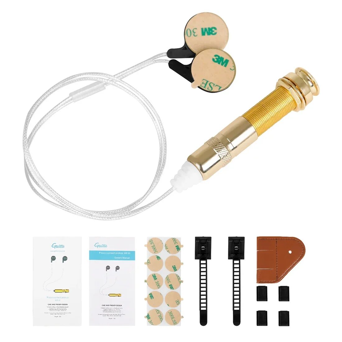 JOYO Звукосниматель для гитары GGP-03 золотой