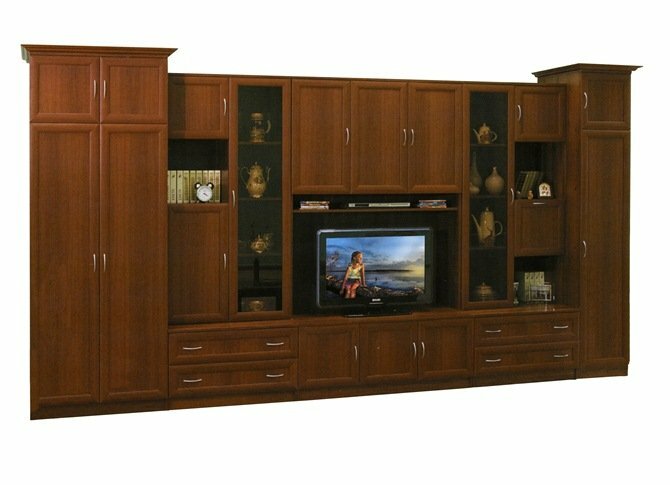 Стенка Композиция - 9 Дуб Апрель темный 400*220*55