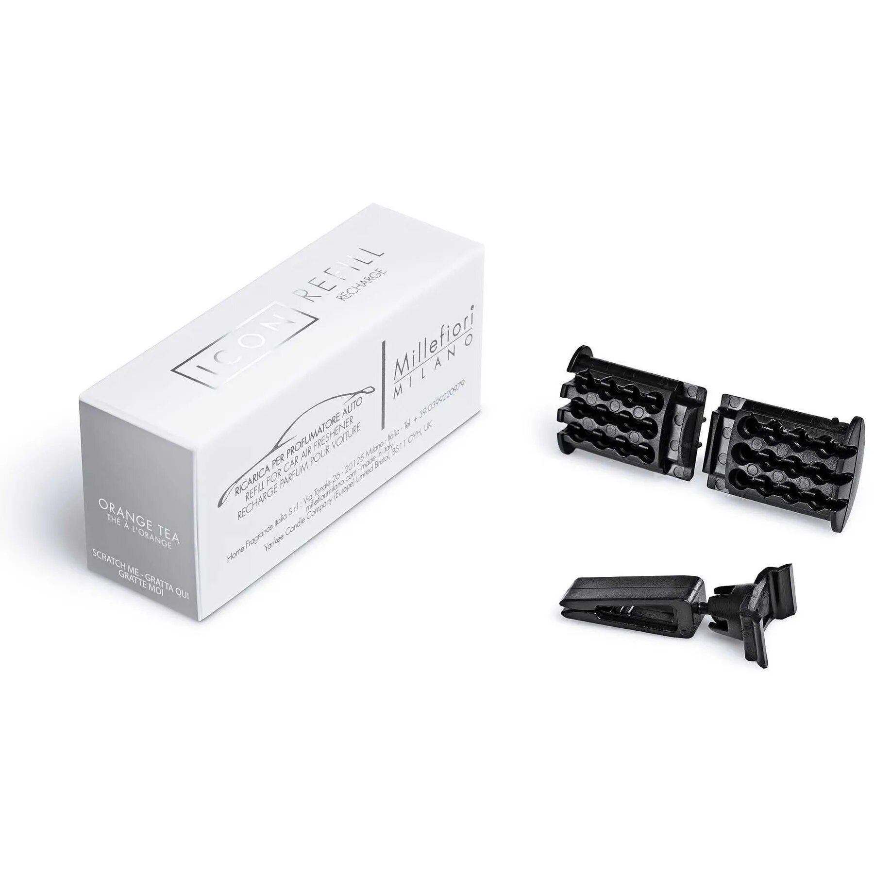 Millefiori Milano Ароматический картридж для автомобиля Апельсиновый чай Refill Icon Orange Tea