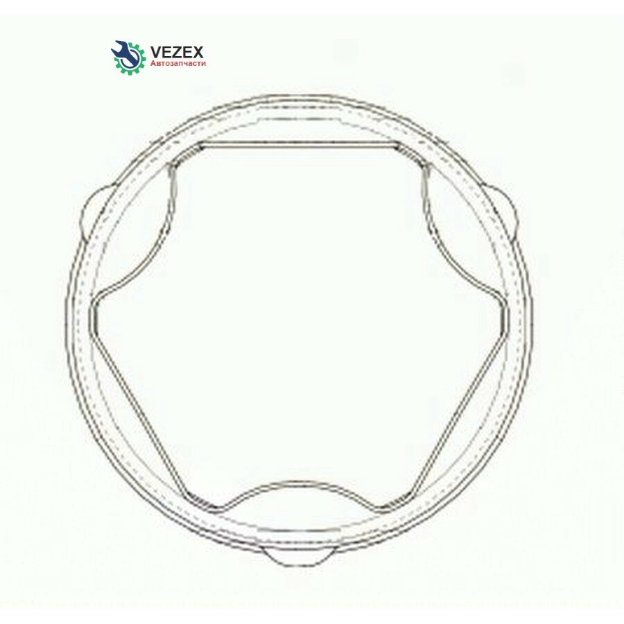 GKN-SPIDAN 306185 Комплект пыльника шруса внутренний и наружный