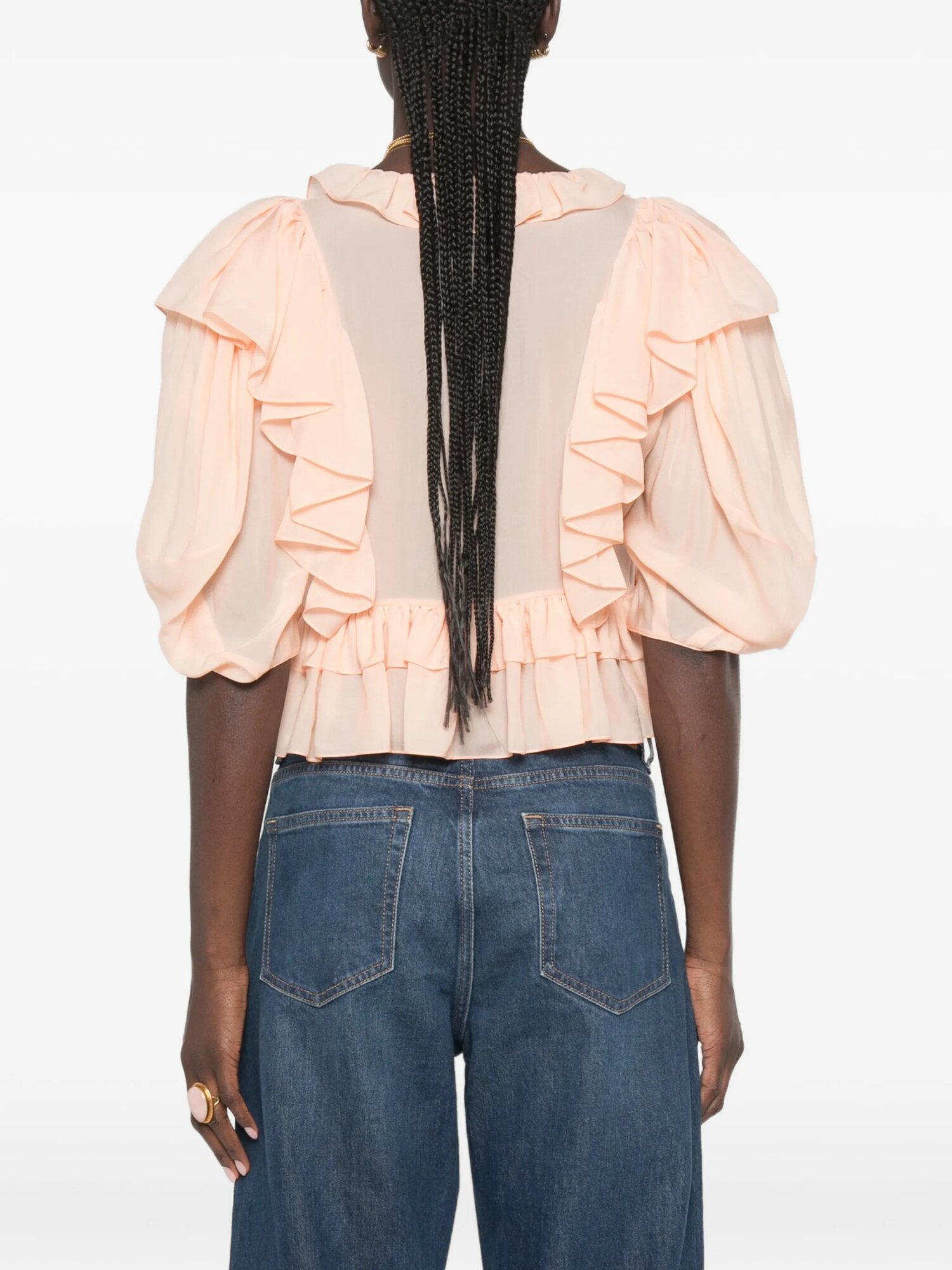Блуза Chloe Ruffled blouse, размер 38 — фото 1