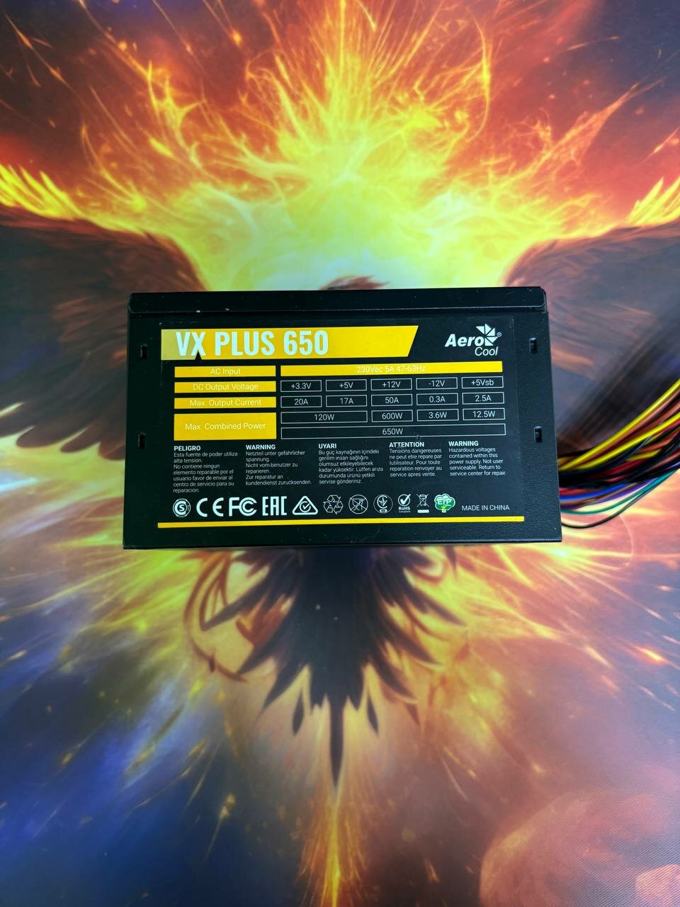Блок питания 650W AeroCool VX PLUS 650