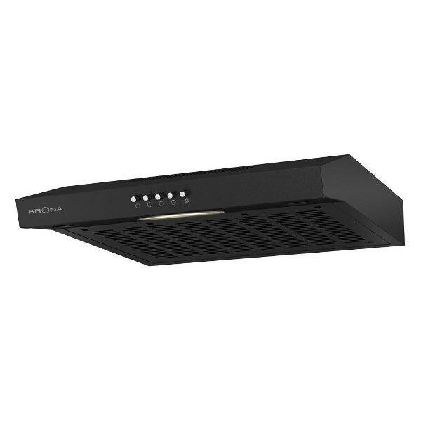 Вытяжка островная Krona ERMINA 600 black PB