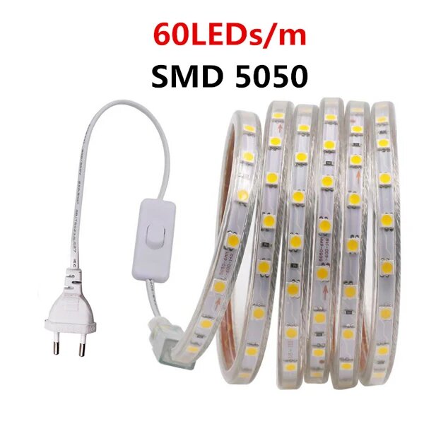 Светодиодная лента XUNATA 60LEDs/m SMD 5050, теплая белая, 4m