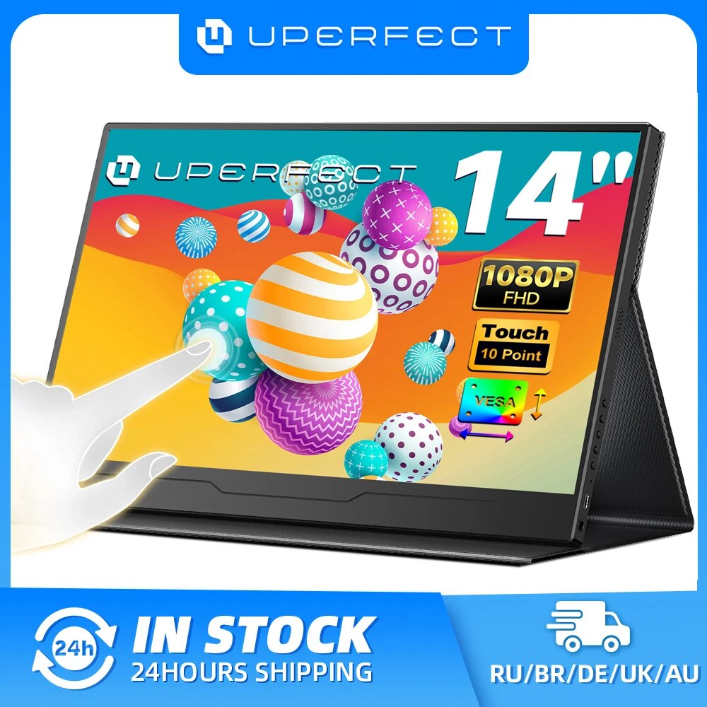 UPERFECT 14" Портативный монитор с EU Plug