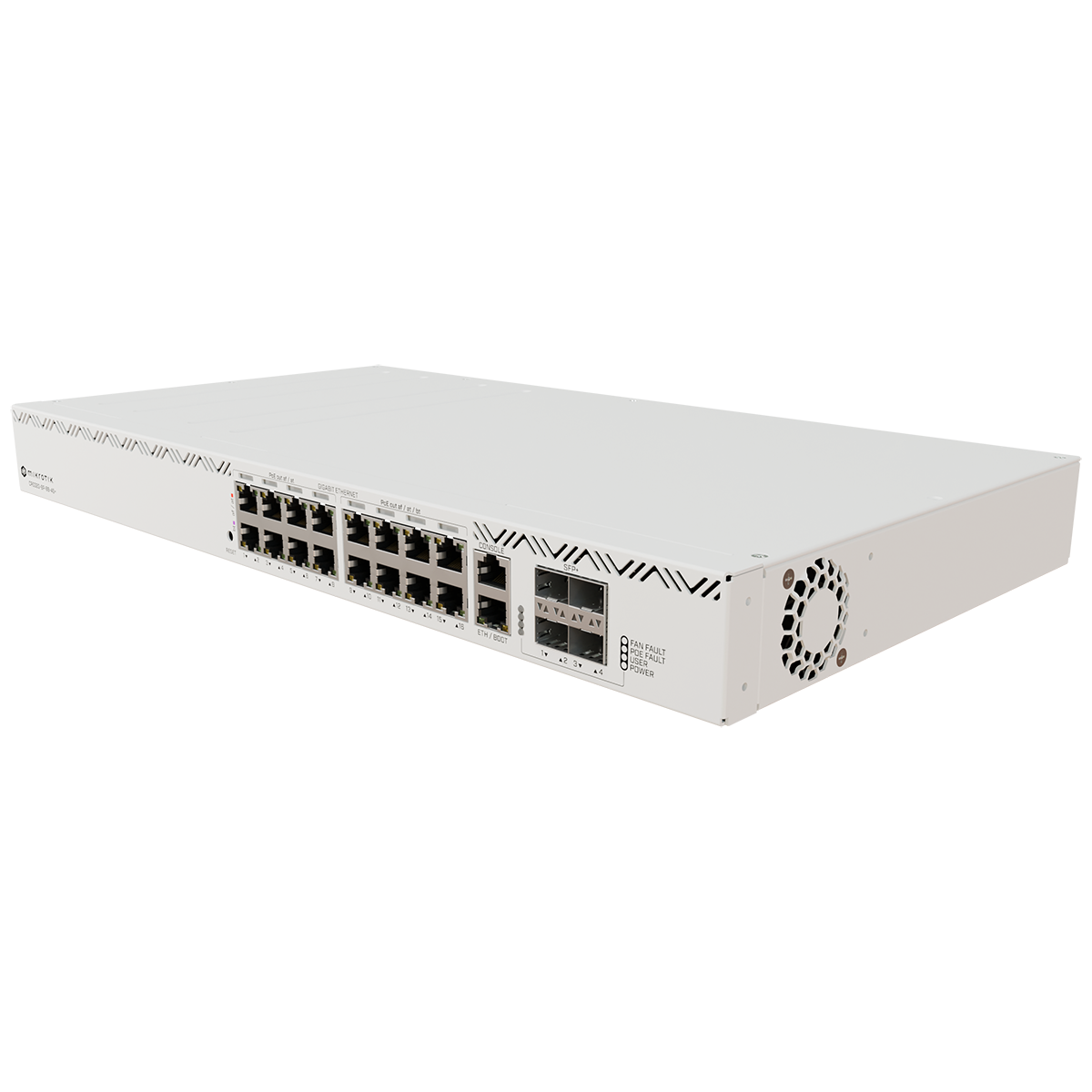 Коммутатор MIKROTIK CRS320-8P-8B-4S+RM, 112 Гбит/с, управляемый (CRS320-8P-8B-4S+RM)
