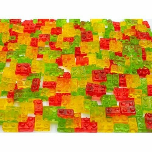 Мармелад Lechaо "3D блоки", желейный, без ГМО, тропический вкус, 250г — фото 1