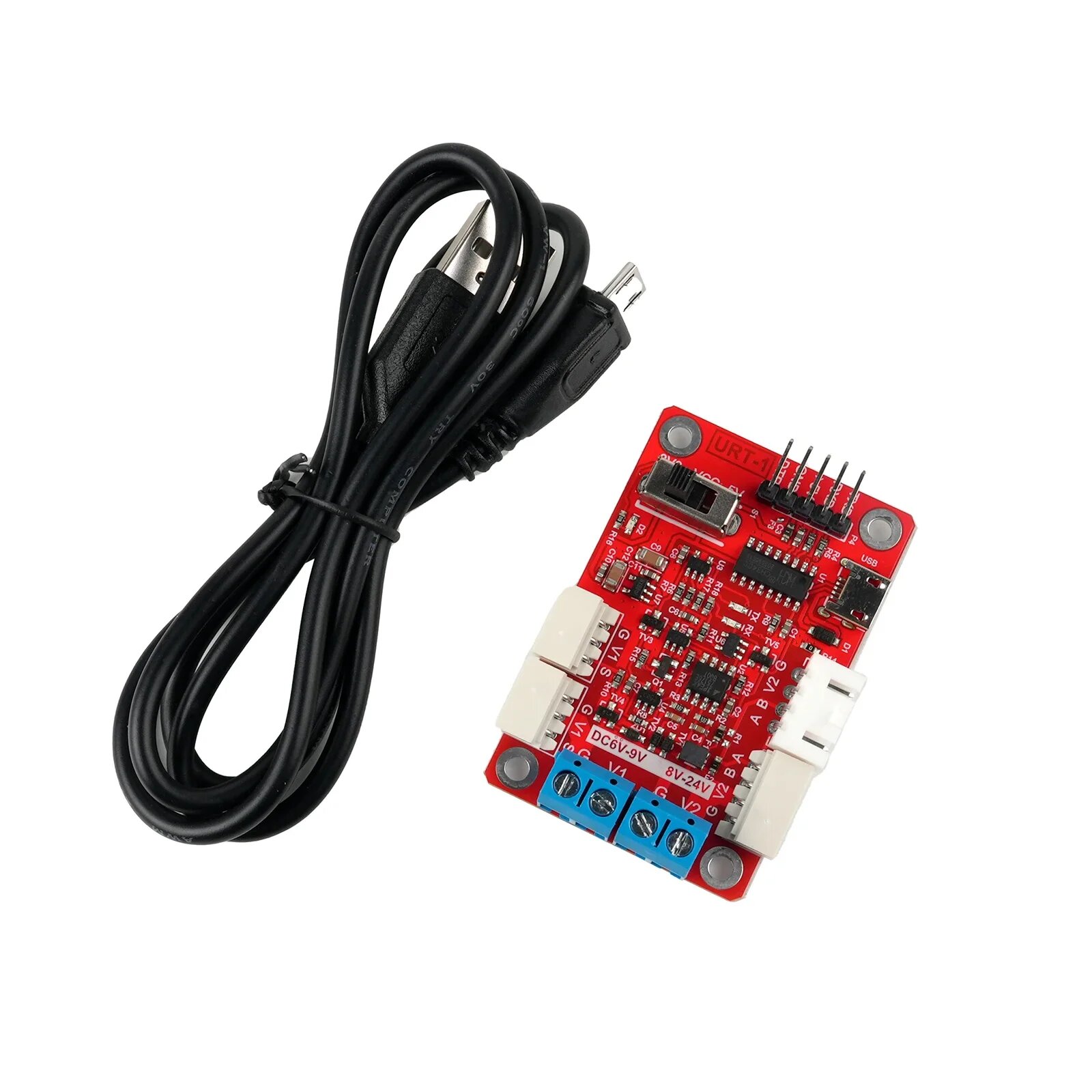 Сервопривод Feetech STS3215 19кг, красный, URT 1PCs