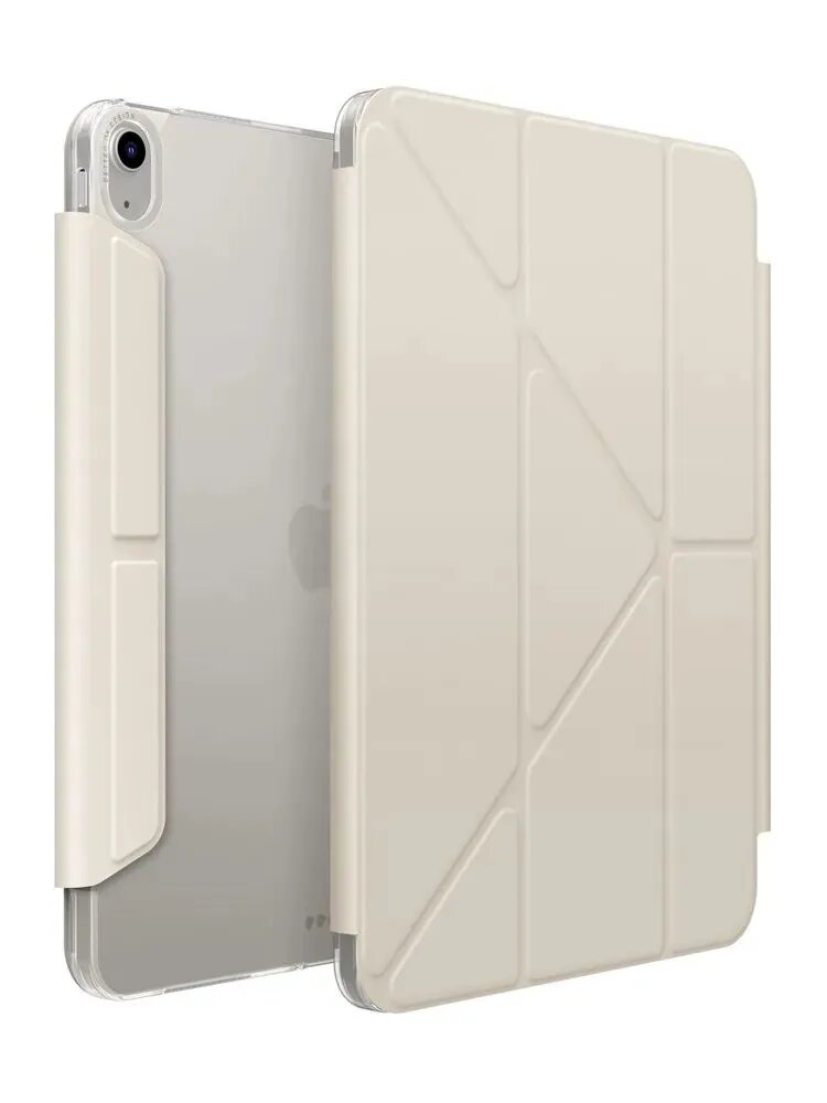 Чехол для планшета iPad Air 11 2024 (M2), 2025 (M3), Air 10.9 2020 и 2022, Camden Click книжка, ультратонкий, 3 положения подставки, слот для хранения и зарядки Pencil, бежевый