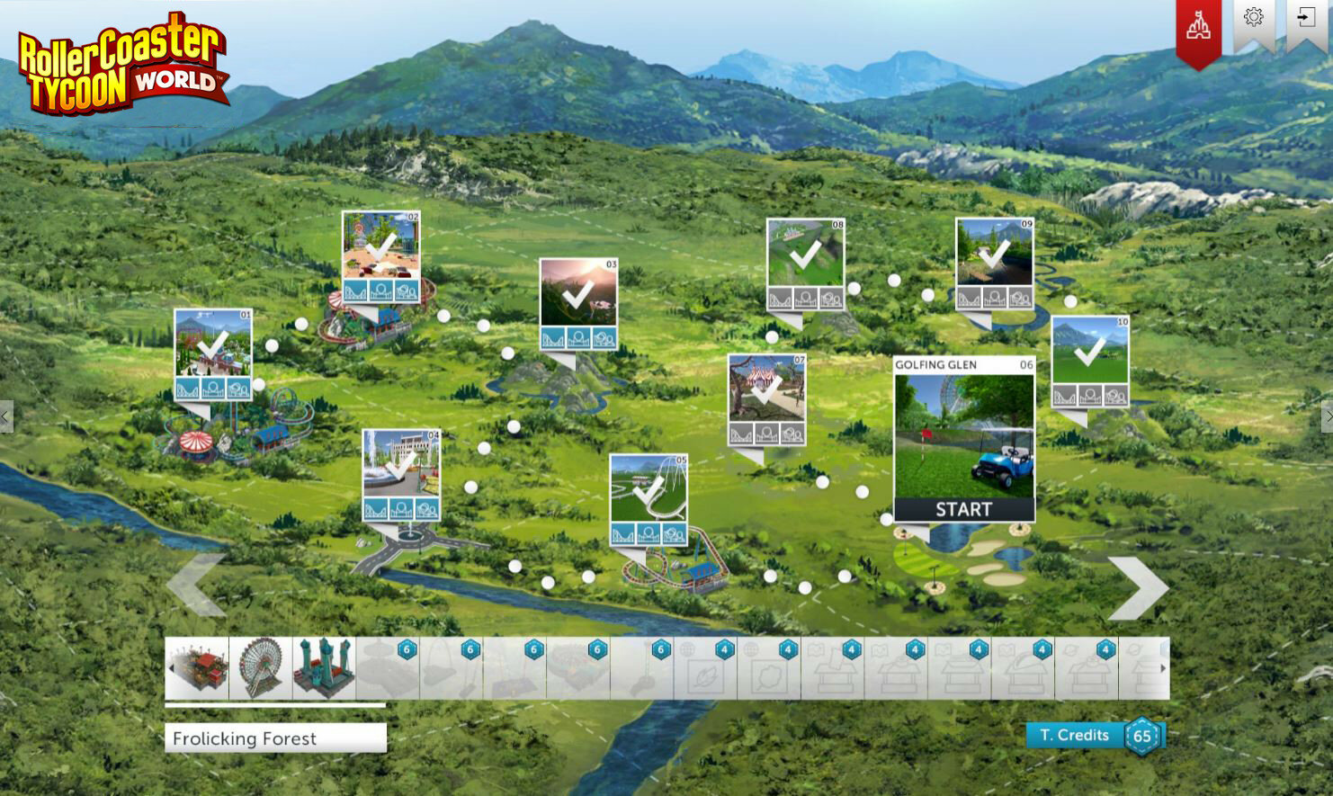 RollerCoaster Tycoon World™, Все страны — фото 1