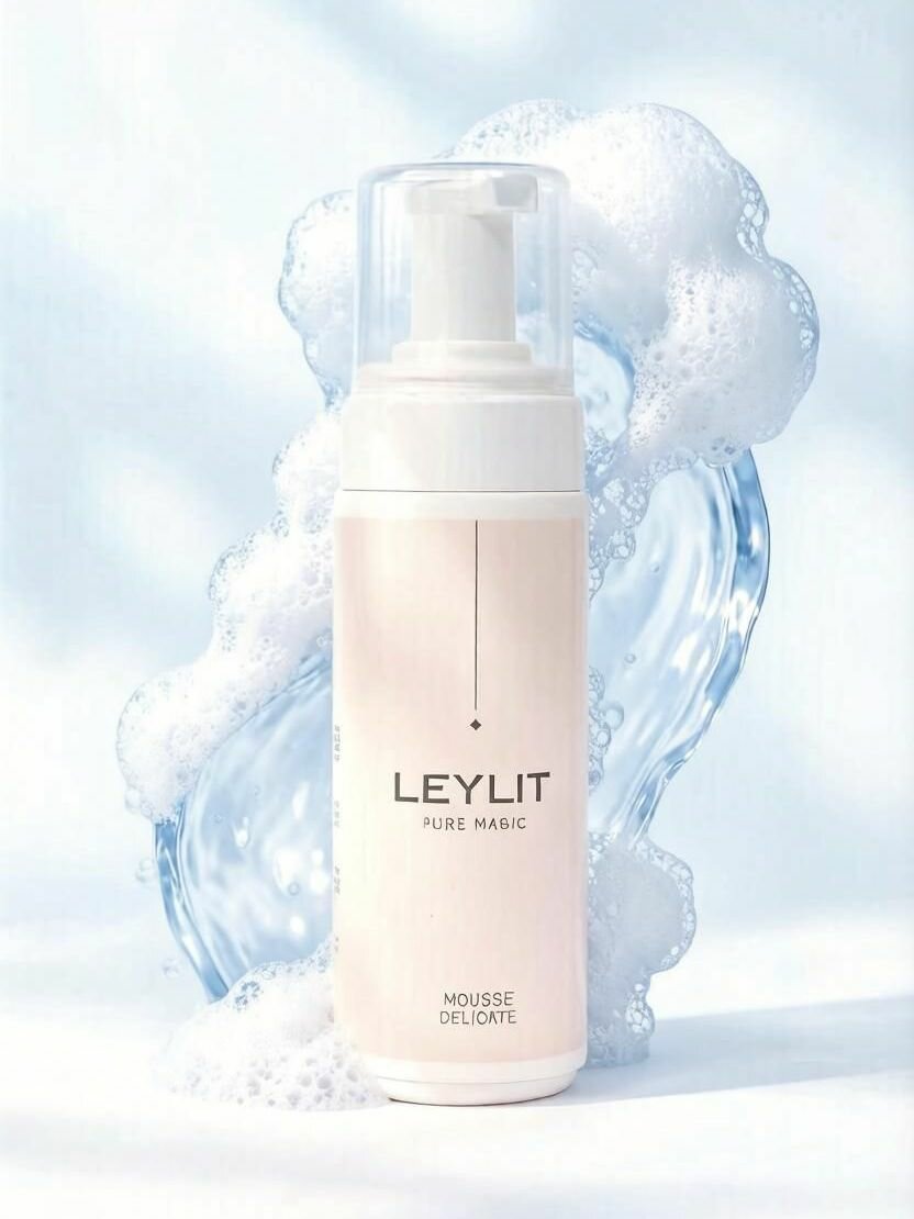 LEYLIT - Мусс - пенка для очищения всех типов кожи DELICATE, 150 мл