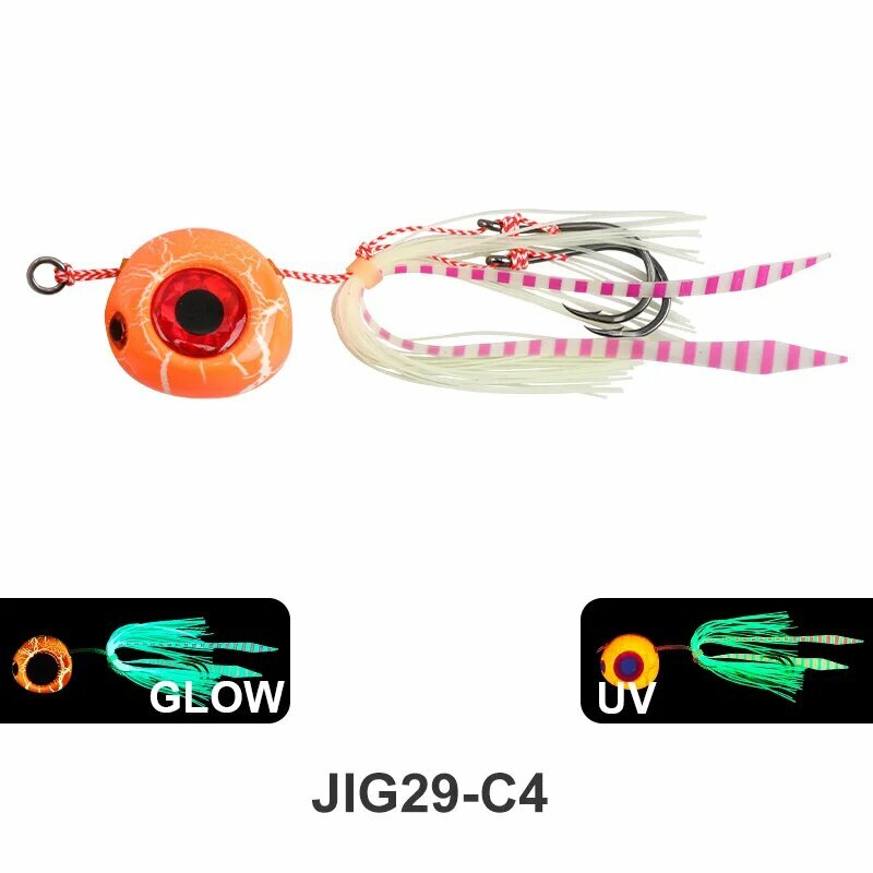 Приманка морская JIG29-C4, 60g, Crack hook