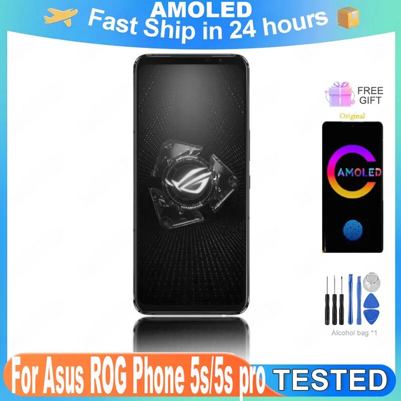 AMOLED дисплей для Asus ROG Phone 5s/5s Pro no frame