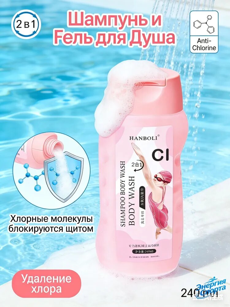 Средство для душа, гель, 240 мл