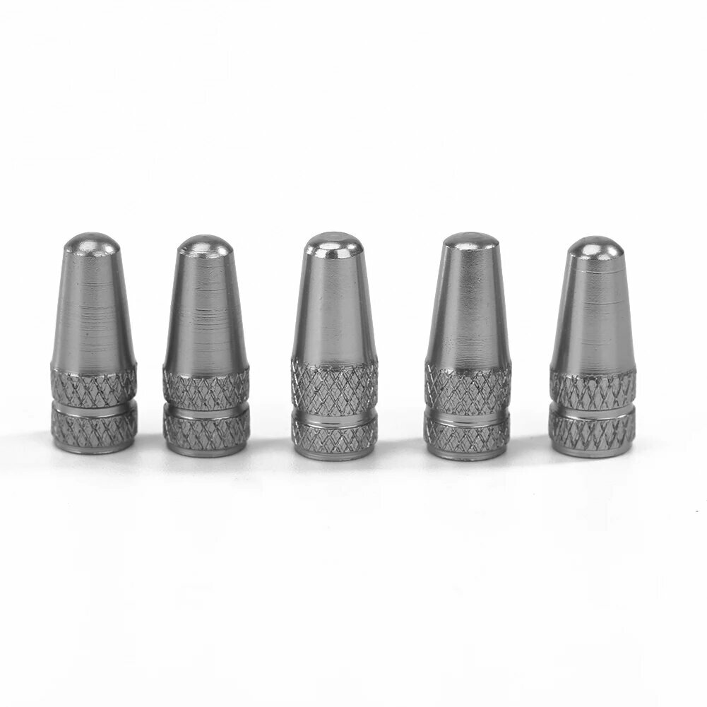 Колпачки для клапанов велосипеда, 5 шт, Titanium