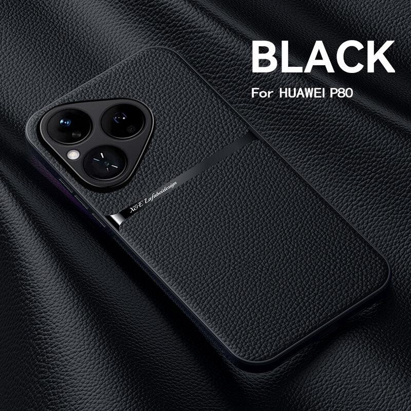 Подходит для Huawei Pura 80/ Хуавей Пура 80 Чехлы для телефонов, защитой камеры и противоударным кожаный, Пура 80, подставка, soft touch,360° Полная защита, накладка, резина, пластик, искусственная кожа