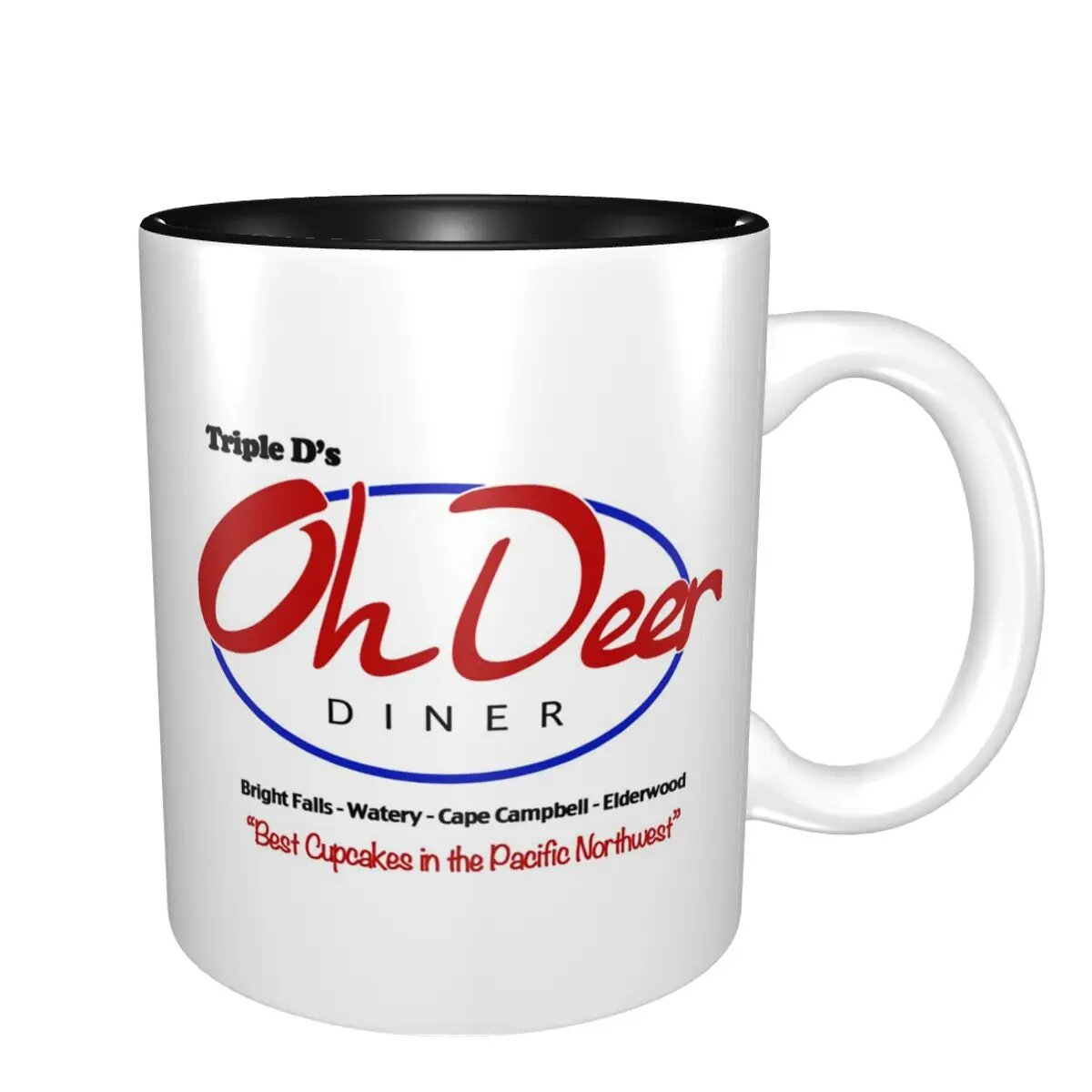 Кружка Triple D's Oh Deer Diner Black One size