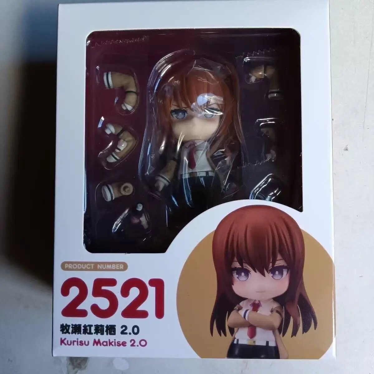 Коллекционная Аниме-фигурка Макисы Курису Из Steins Gate, 10 См, Модель Члена Лаборатории, Украшение Для Стола