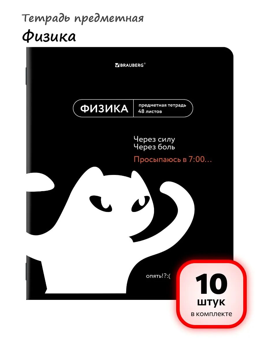 (10 штук) - Тетрадь предметная Физика арт. 405106