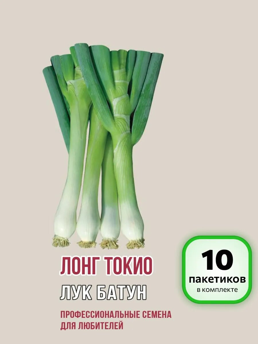 (10 шт.) - Семена Лук батун лонг токио 1,0г