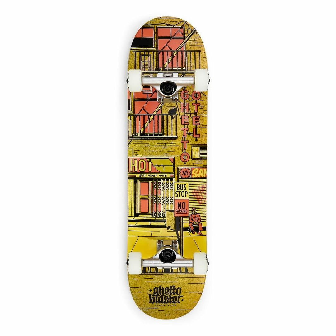 DECATHLON скейтборд decathlon ghetto hotel rust, многоцветный, 8.125" - 8.375"