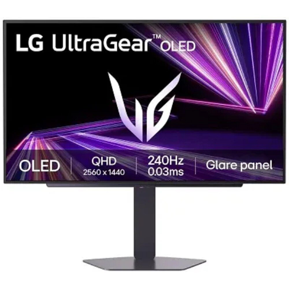 Монитор LCD LG 26.5" 27GX704A-B белый OLED 2560x1440 240Hz 0.03ms 178x178 275cd HDMI DisplayPort 2xUSB LTSP ExtPWR VESA