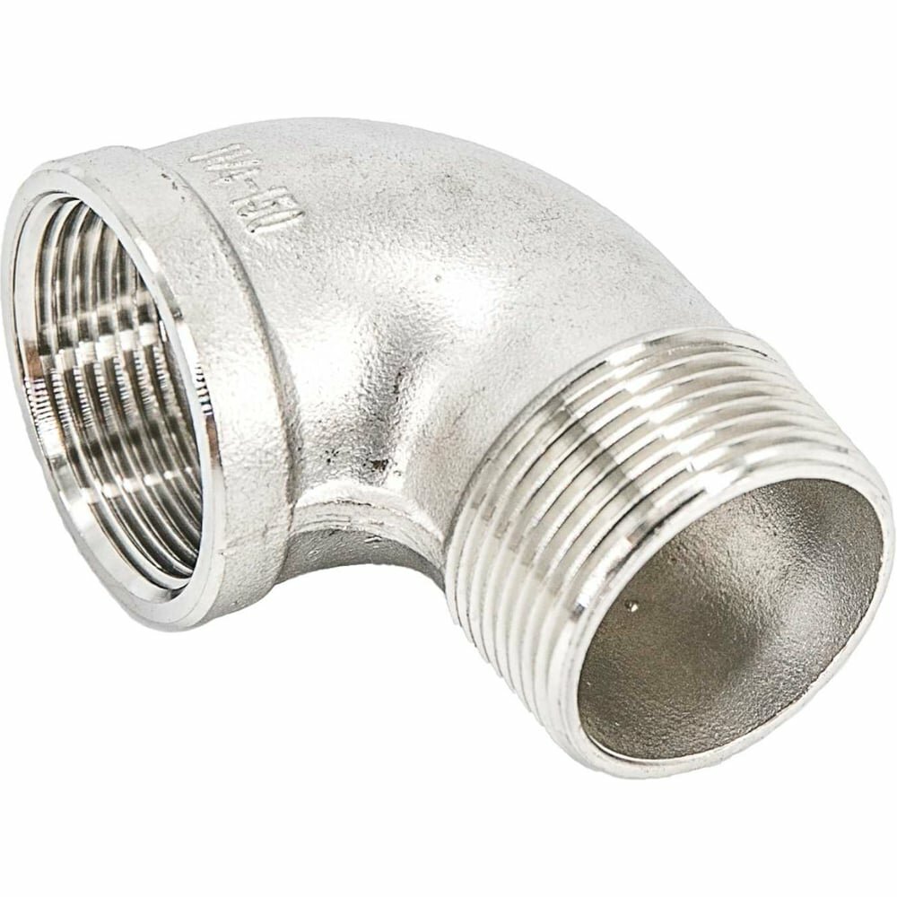 Отвод резьбовой NEWKEY вр/нр, нержавеющая сталь AISI304 DN32 (1_1/4), (CF8), PN16 NK-FEDM32/4