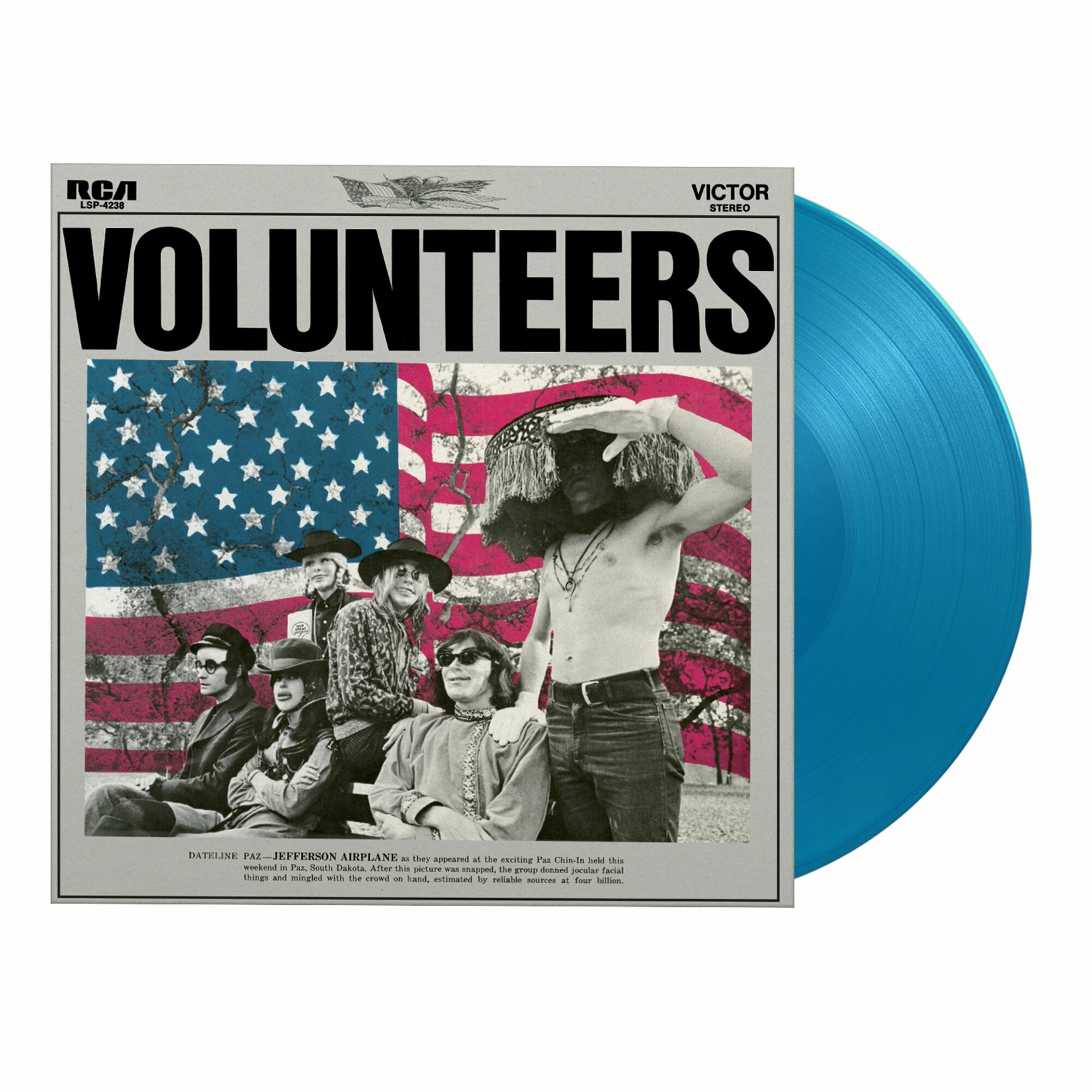 Виниловая пластинка Jefferson Airplane - Volunteers (LP Синий винил) 2026, Blue, Limited Edition