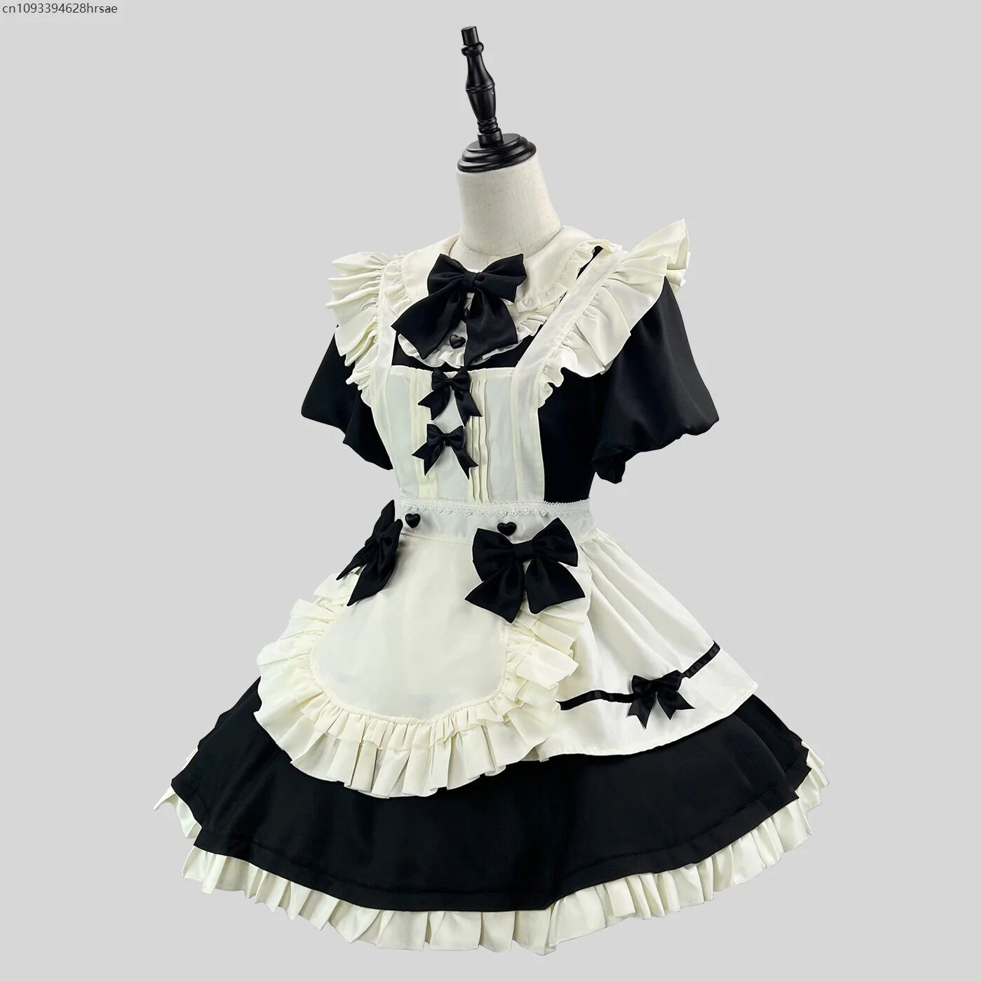 Костюм горничной CEENIU Black Lolita M, short-