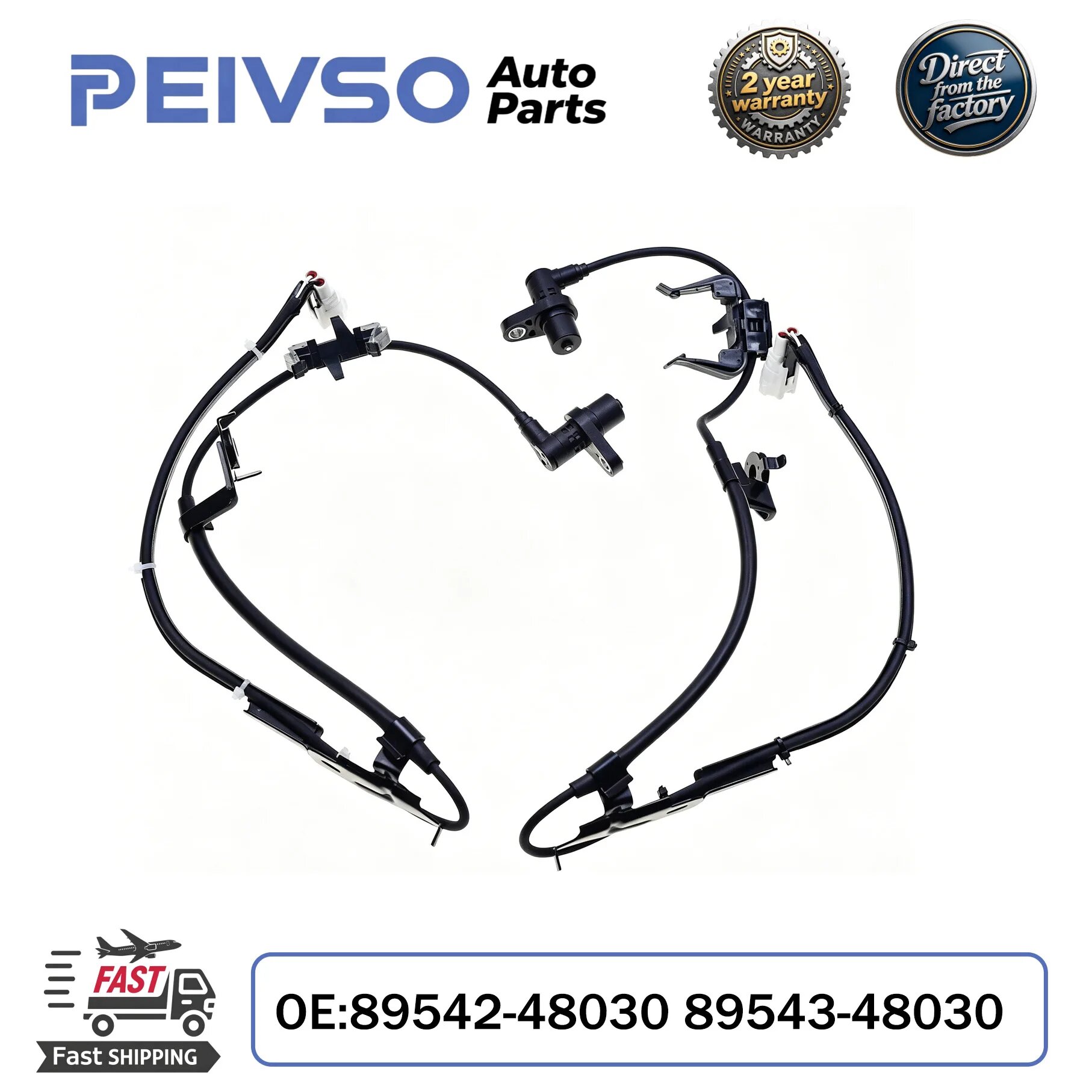 Датчик скорости ABS передний левый/правый PEIVSO 89542-48030 89543-48030 для Front a Pair (LH RH)
