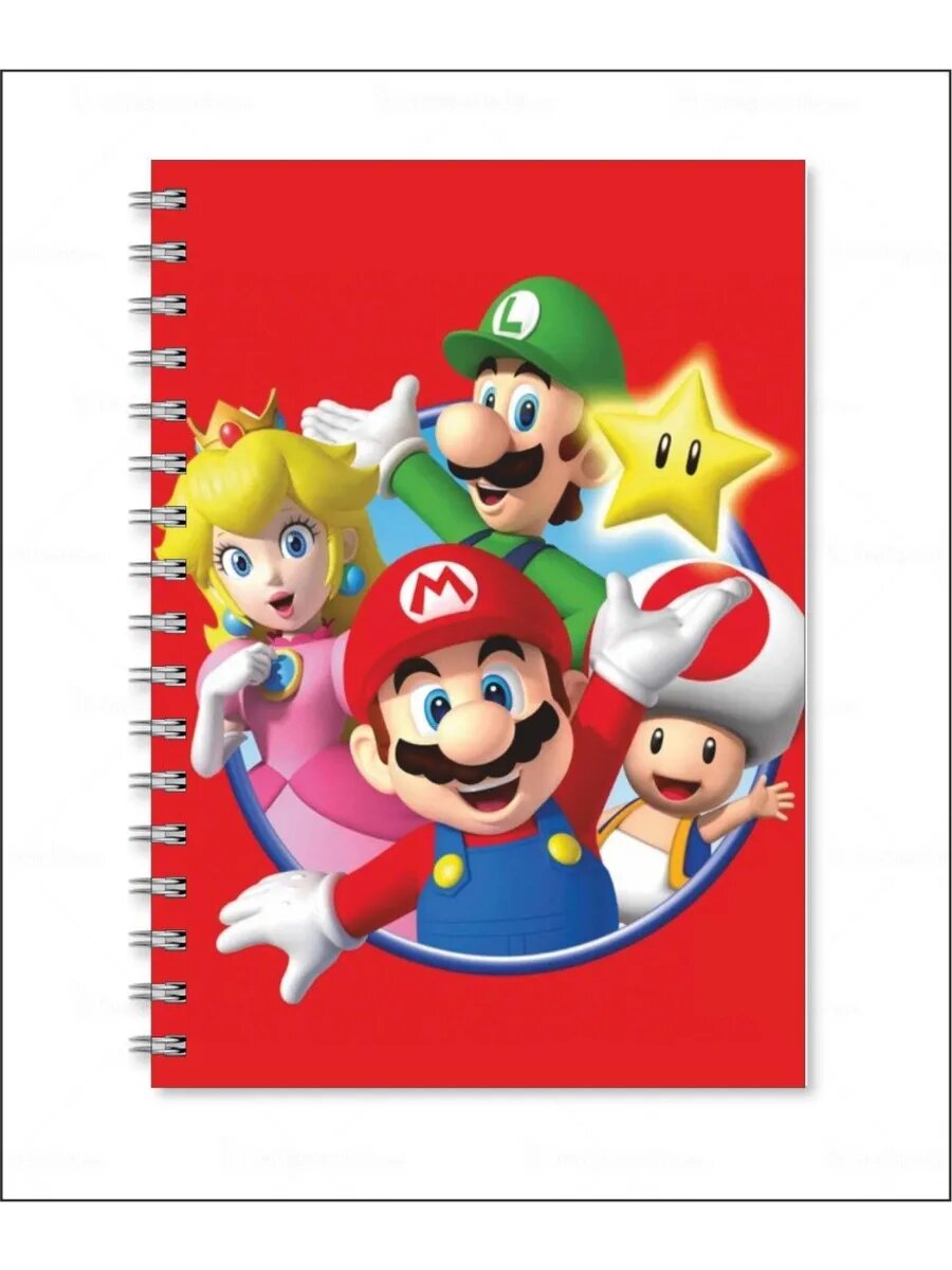 Тетрадь Super Mario - Супер Марио