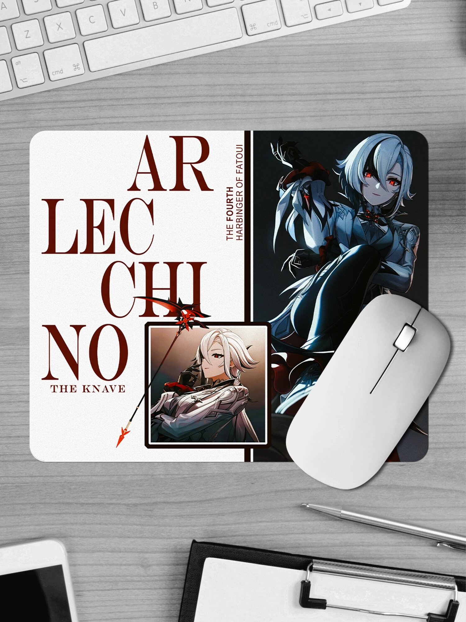 Коврик для мыши Genshin Impact Arlecchino Арлекино
