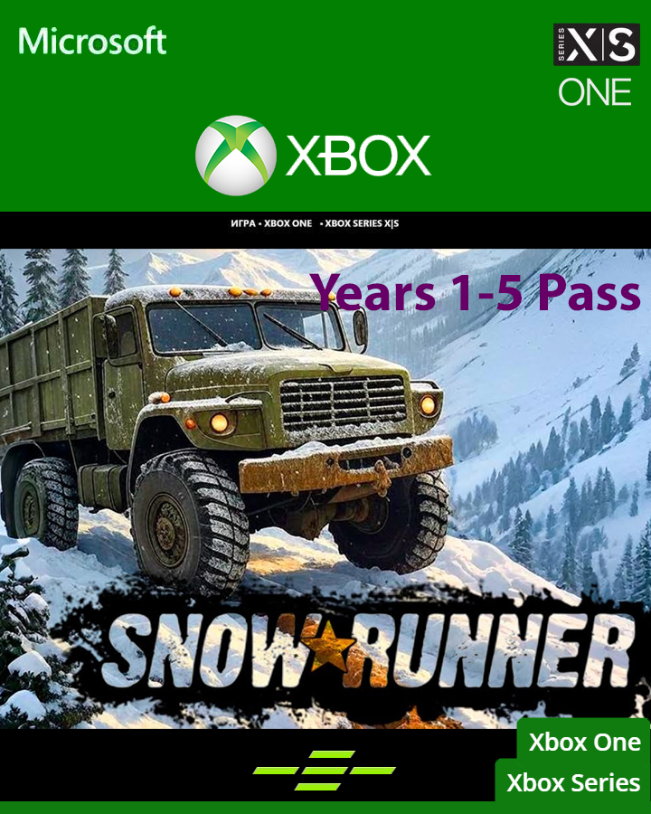 SnowRunner - Years 1 to 5 Pass Xbox цифровая версия Xbox One/Series X/S, с аккаунтом Xbox