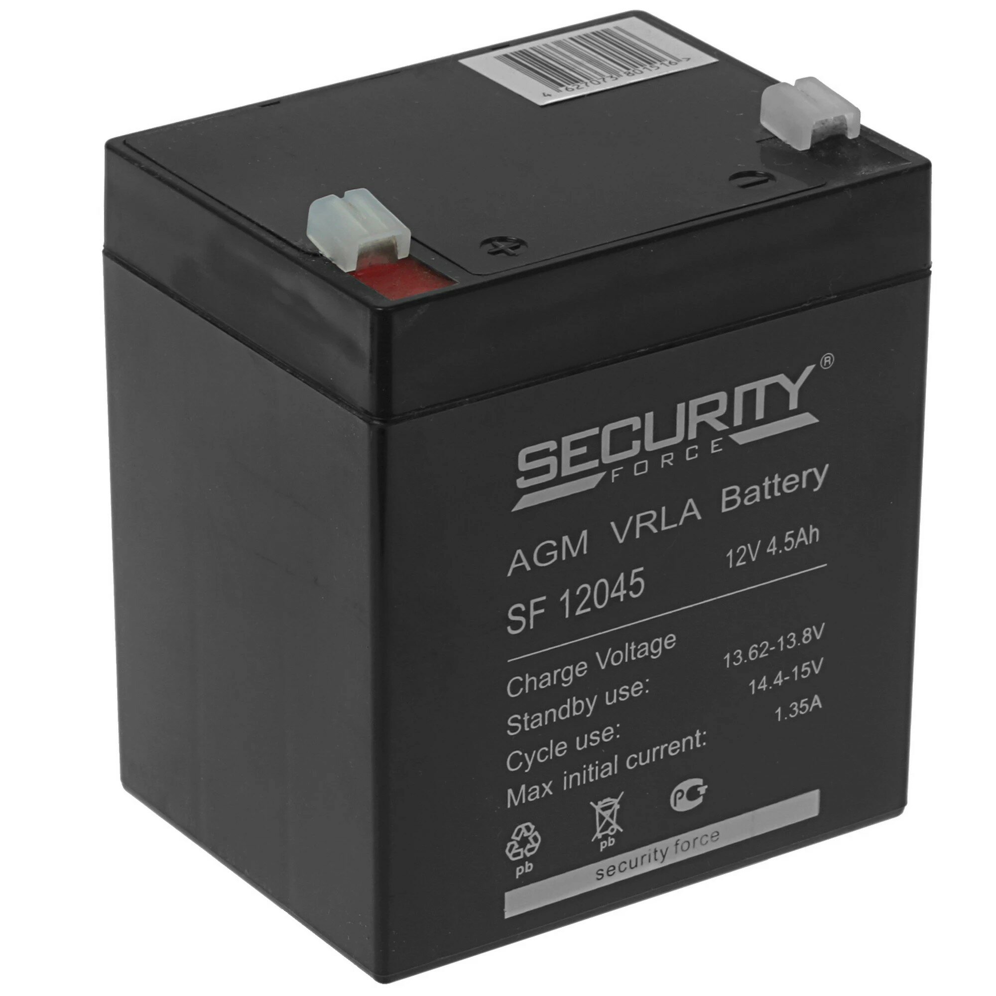 Батарея для ИБП Security Force SF 12045 12B, 4.5 Ач AGM