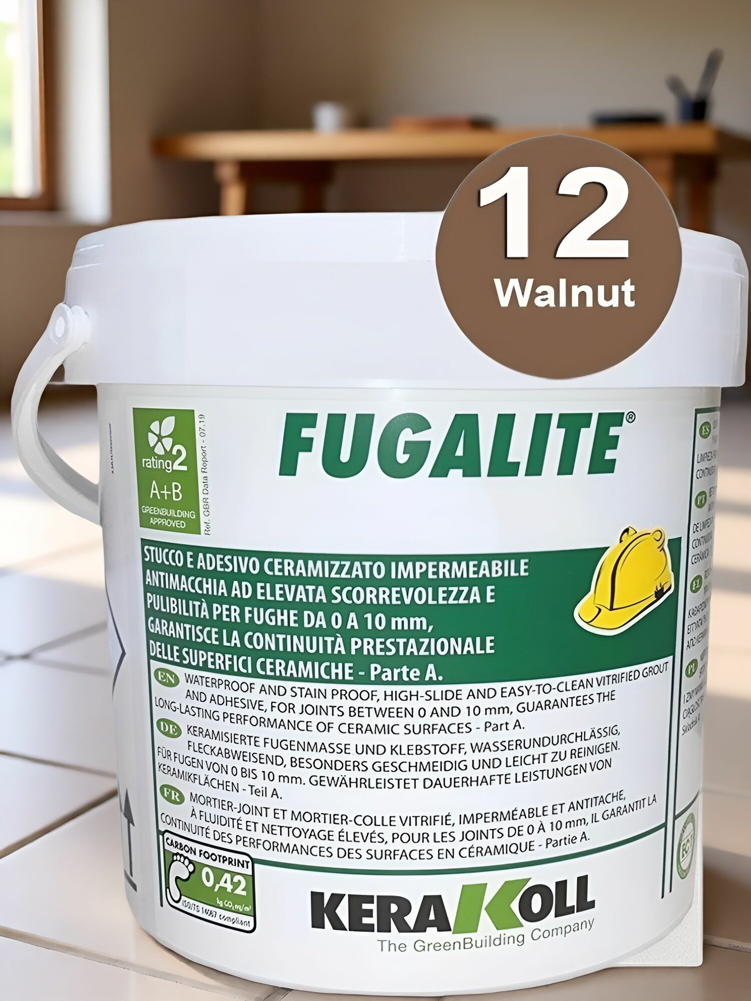 Эпоксидная затирка Kerakoll Fugalite №12 Noce 3 кг FGLT12