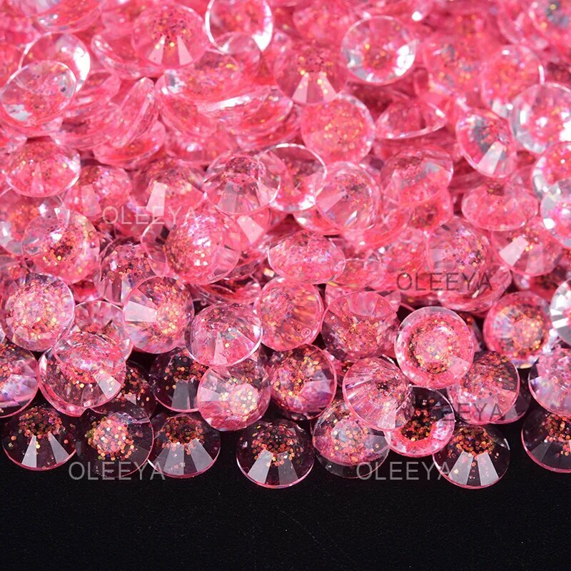 Стразы OLeeya для дизайна ногтей 3 мм, 4 мм Розовый, 5mm-12500pcs, Starry Siam