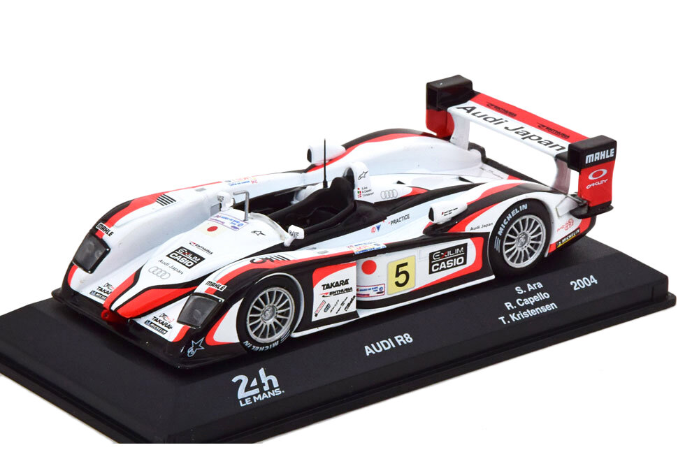 Модель коллекционная ALTAYA Audi R8 #5 "audi sport japan team" winner le mans 2004 ara - capello - kristensen